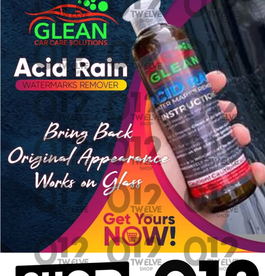 Glean Acid Rain Remover 250 Ml Pangtanggal Ng ACID RAIN, 48% OFF