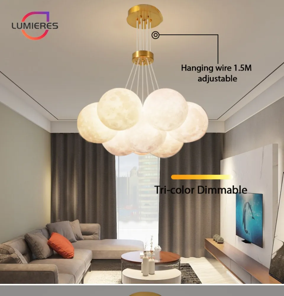 Planets Solar System Ceiling Light Chandelier Fixture | Shelly Lighting