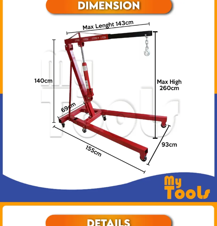 Engine Hoist Dimensions