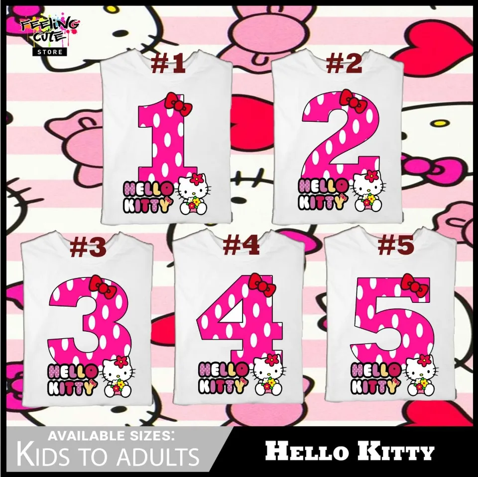 Birthday Number 1 Hello Kitty