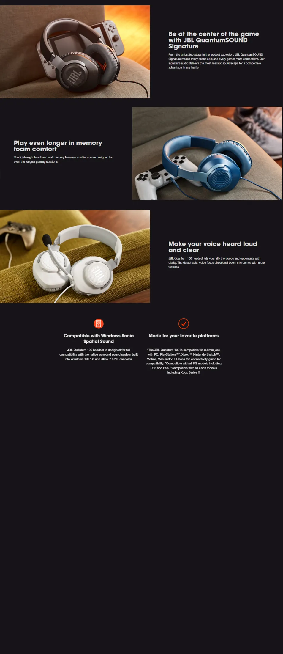 JBL Quantum 100 - Vivid Concepts