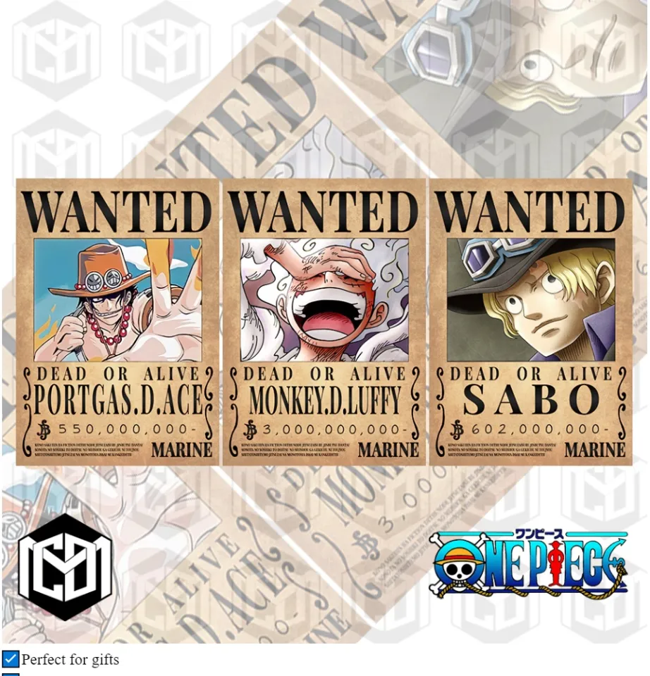 One Piece Sabo Wanted Poster