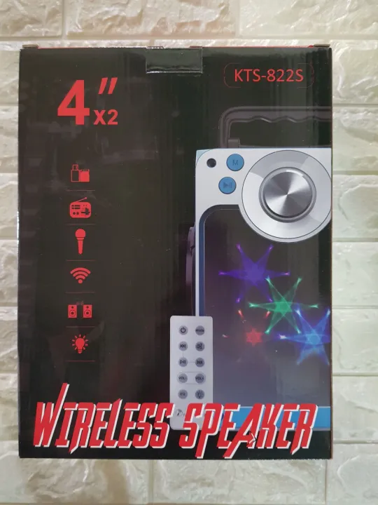 Wireless Bluetooth Speaker KTS-822S | Lazada PH