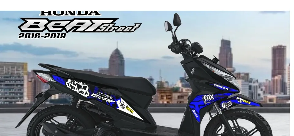 Modifikasi Motor Beat Biru Langit