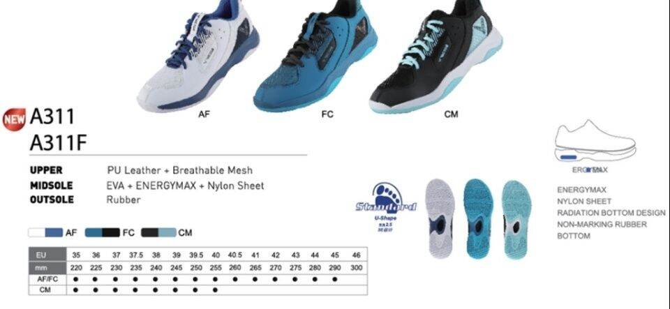 VICTOR รองเท้าแบดมินตัน รุ่น A311 A311F | Lazada.co.th