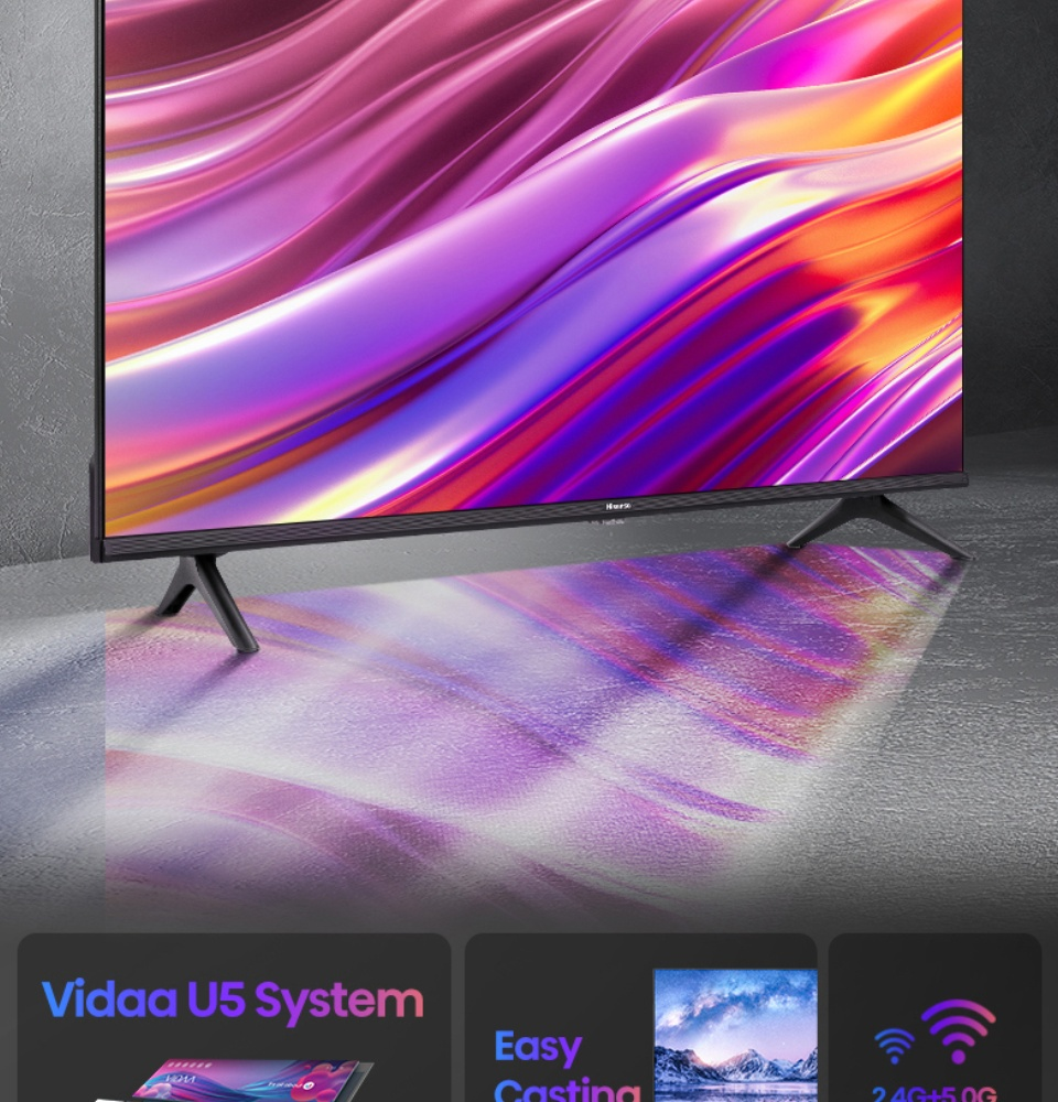[ผ่อน 0% นาน 10 เดือน] Hisense TV ทีวี 50 นิ้ว 4K รุ่น 50E6H UHD VIDAA ...