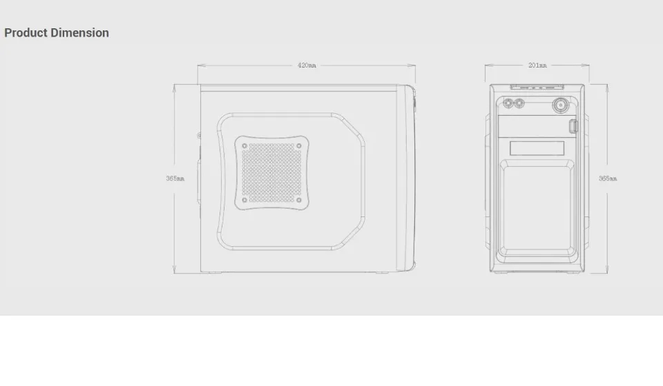 Deepcool SMARTER Small Matters too Casing | Lazada PH