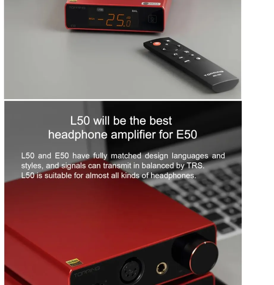 TOPPING Releases New L50 Amp And E50 DAC Prime Audio, 45% OFF