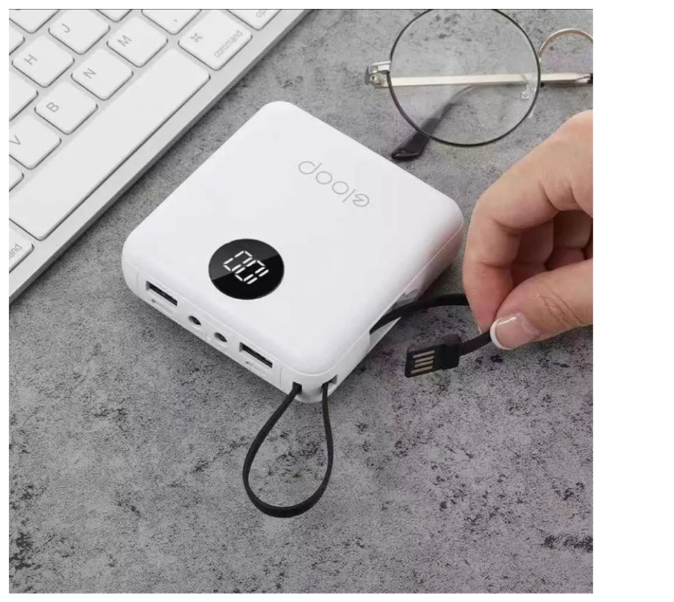 eloop【2022รุ่นใหม่ล่าสุด】Power Bank 30000mAh ของแท้ 100% พาวเวอร์แบงค์ แบตสำรอง ความจุ 30000 mAh ...