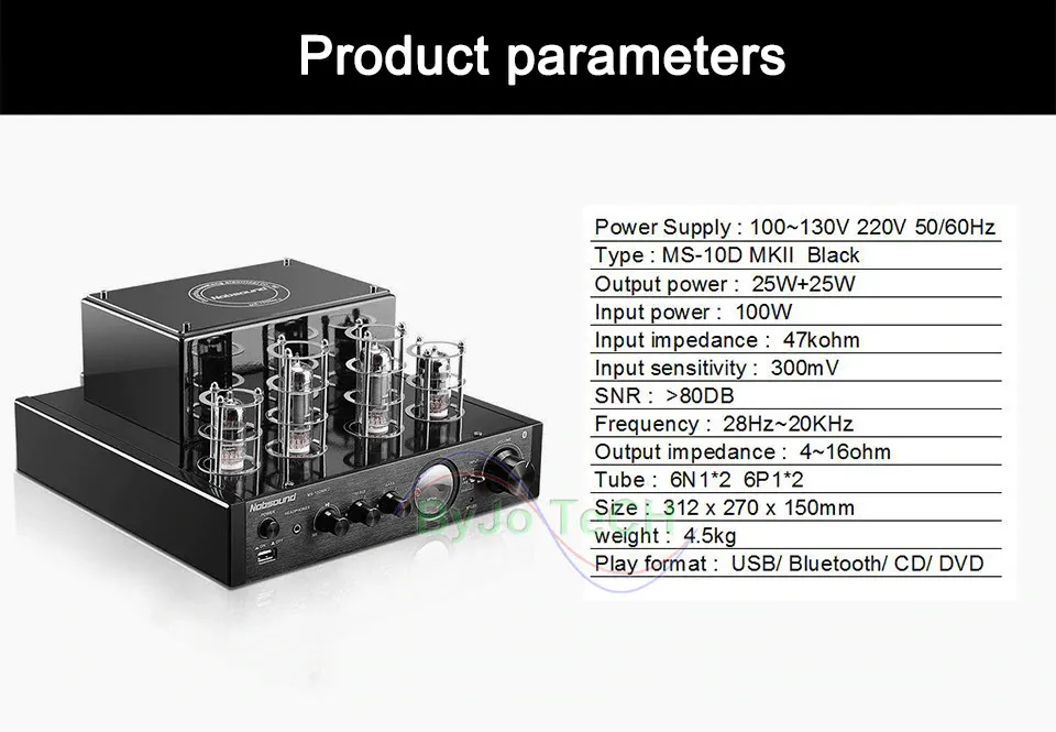 Ampli đèn Nobsound MS10D MKII có Bluetooth