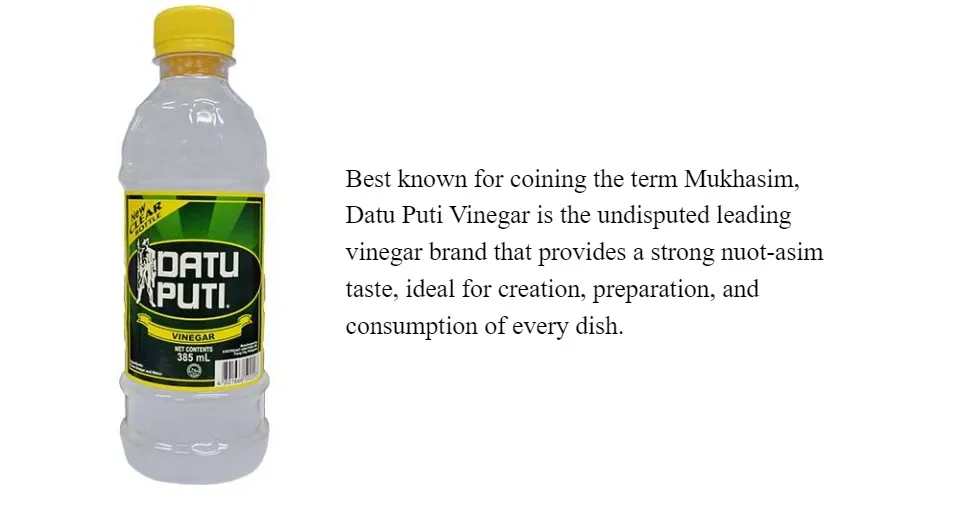 White Vinegar Datu Puti