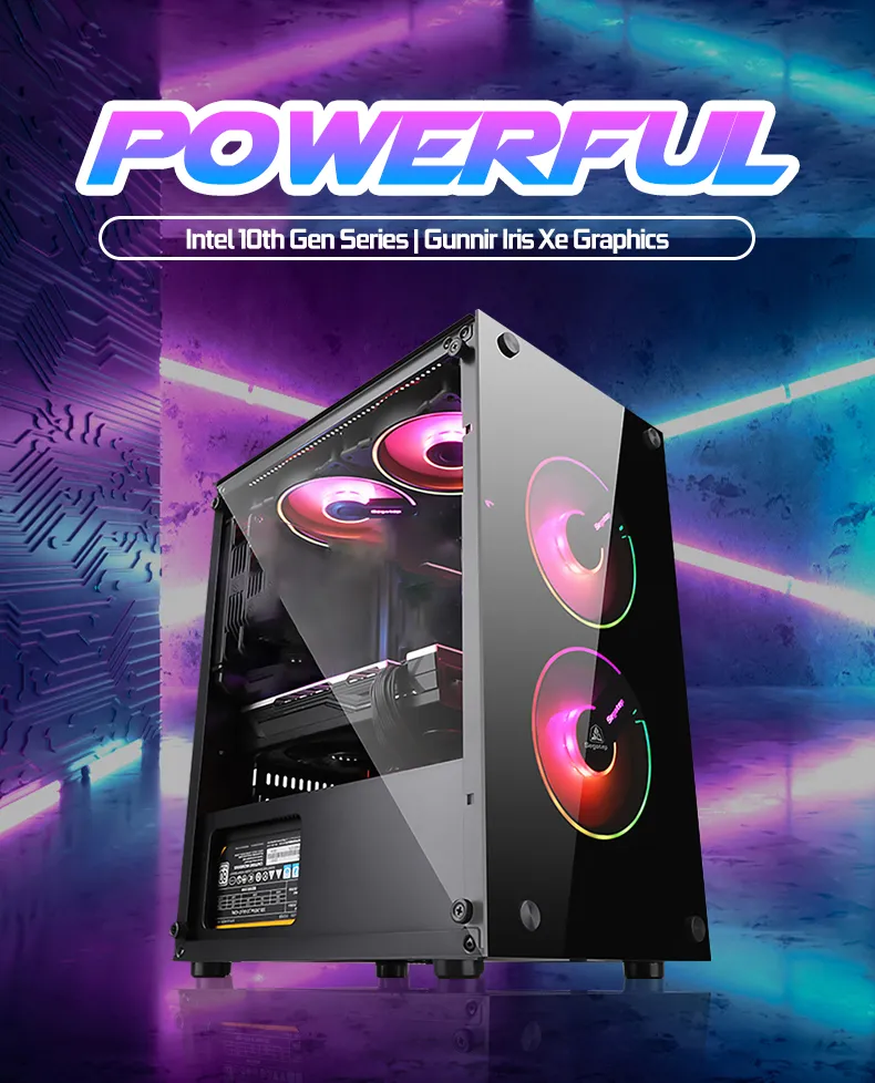 Ipason Gaming PC Intel DG1 4G Graphics Card Intel i3 10105F & Intel i5 ...