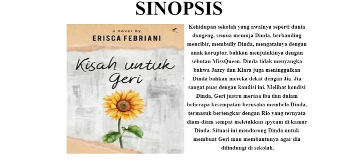 Novel Kisah Untuk Geri - Erisca Febriani | Lazada Indonesia