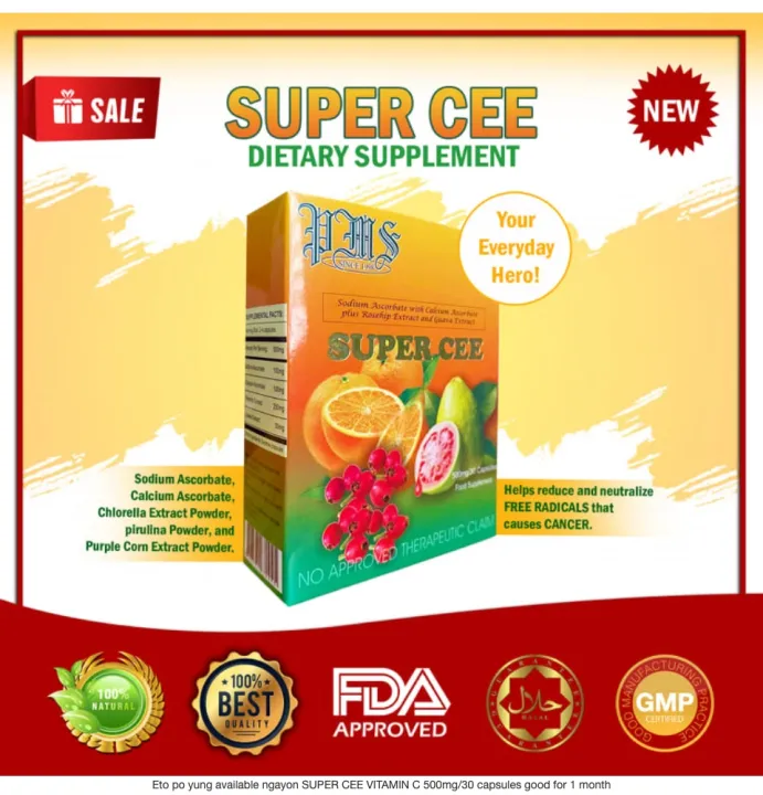 Super Cee Adult and Kids Vitamin C Sodium Ascorbate 500mg Alkaline ...