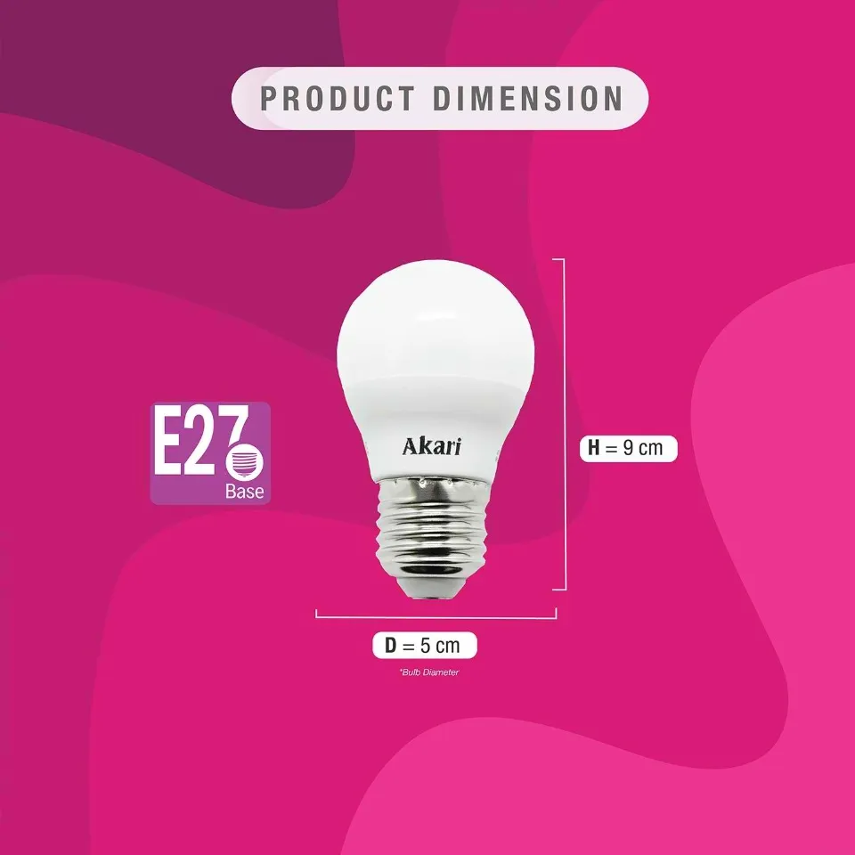Akari B1G1: LED Premiere Bulb 10Watts Value Pack Daylight, 55% OFF