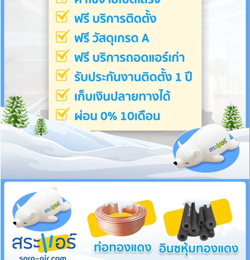 🔥 แอร์ใหม่🔥[Blue fin] แอร์ Panasonic แอร์ติดผนัง ระบบอินเวอร์เตอร์ แอร์ ...
