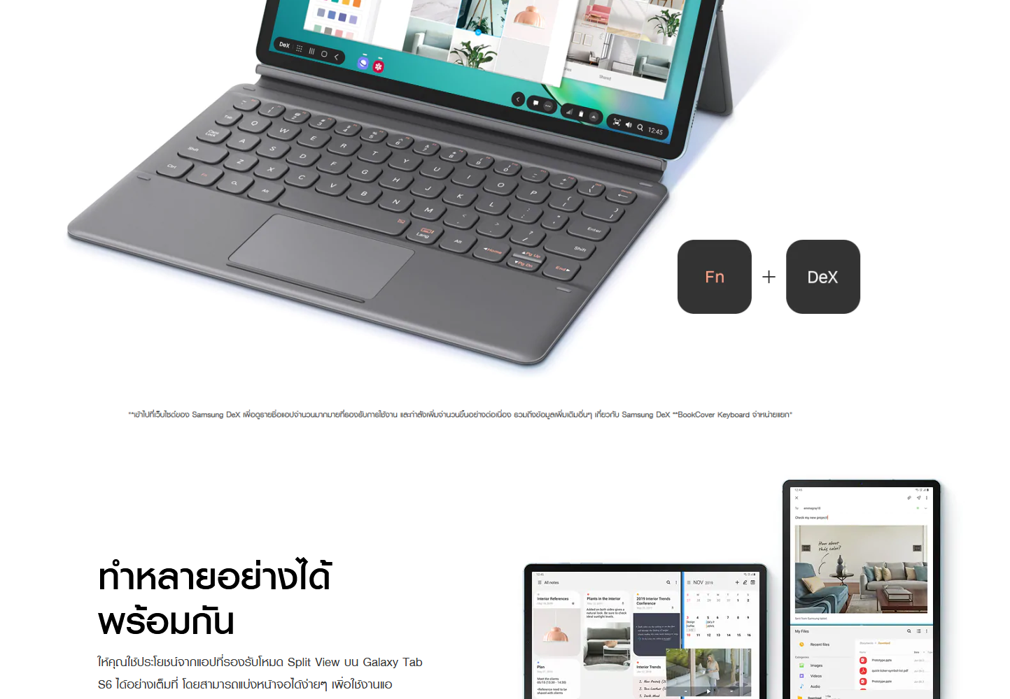 Samsung Galaxy Tab S6 (Ram6/128GB) LTE เครื่องใหม่มือ1ศูนย์ไทย เคลียสตอ ...