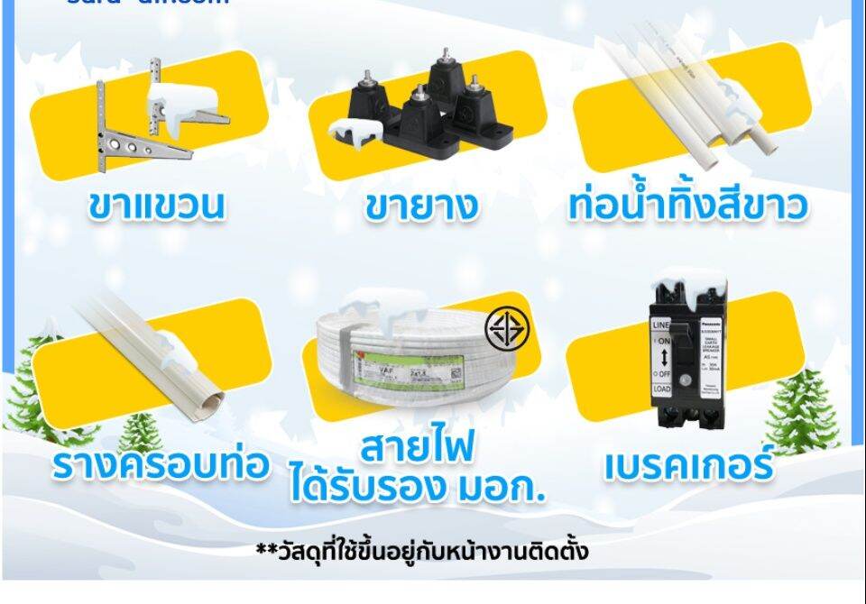 🔥 แอร์ใหม่🔥[Blue fin] แอร์ Panasonic แอร์ติดผนัง ระบบอินเวอร์เตอร์ แอร์ ...