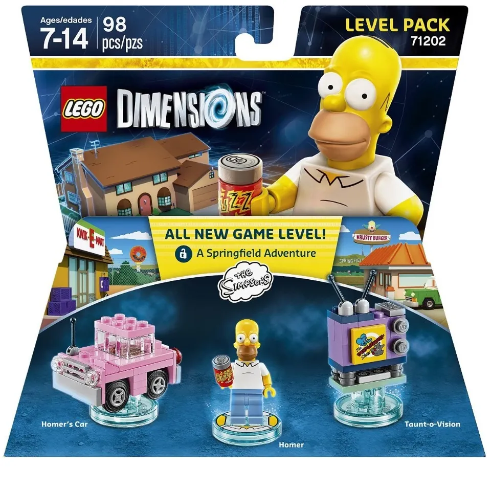 Lego Dimensions The Simpsons Themed Bundle Simpsons Level, 47% OFF
