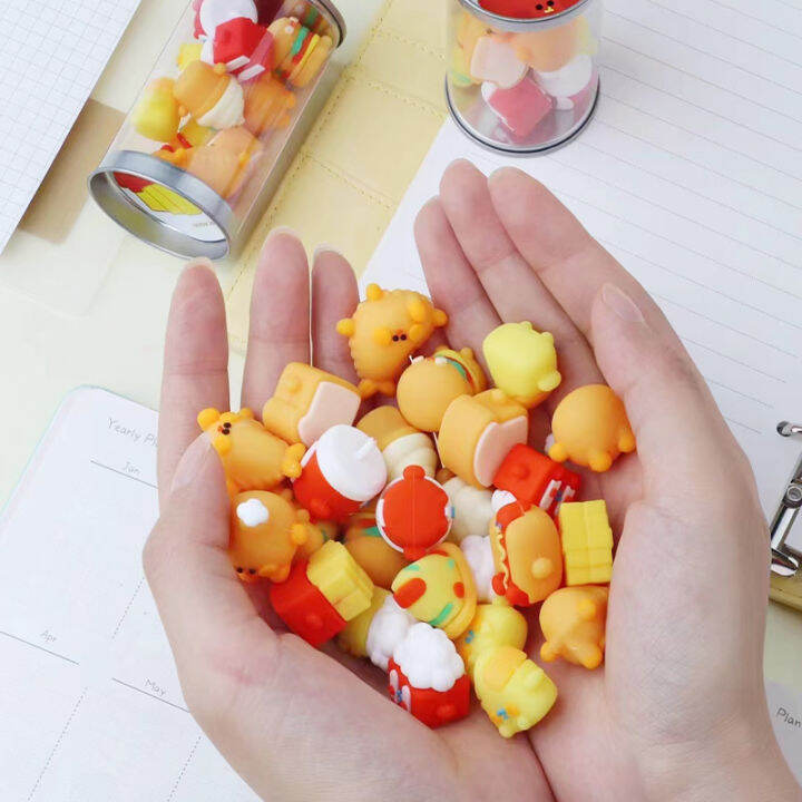 Mini Cute Cartoon Small Eraser Creative Vegetable Eraser Primary School ...