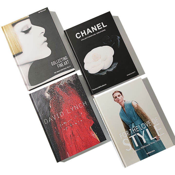 Red Magazine Cover Creative English Fashionable Character Album Street ...