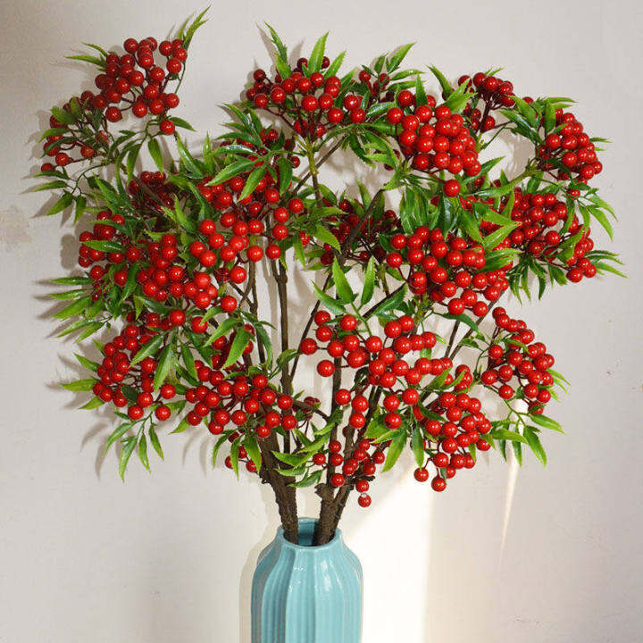 Simulation Shaking Qian Guo Jequirity Bean Fortune Fruit Branch Holly ...