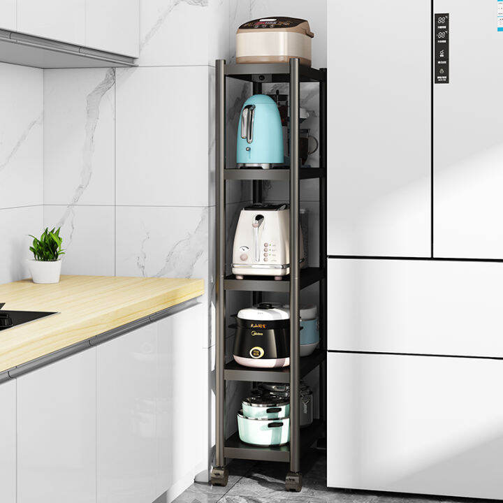 Stainless Steel Kitchen Gap Storage Rack Ultra Narrow Gap Refrigerator ...