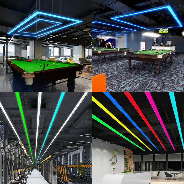 Billiard Light Club Ambience Light Line Atmosphere Billiards Pop and Tip Room Light Gym Billiard ...