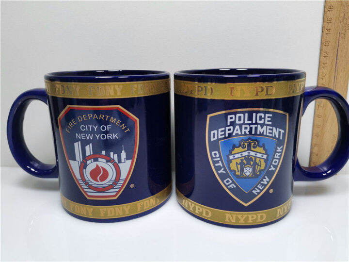 New York City Police Department Mug NYPD Ceramic Cup American Special ...