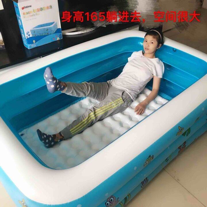 Adult Inflatable Tub Large Sized Bathtub Full Body Bath Children ...