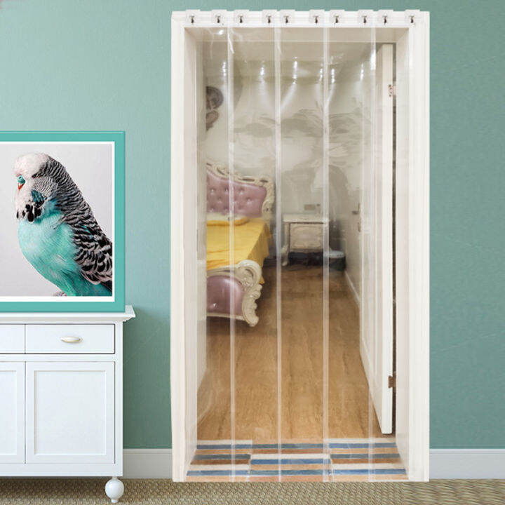 ม่านประตูพลาสติก PVC แบบใสสำหรับใช้ในบ้านม่านกั้นห้องแอร์ม่านฉนวนกัน ...