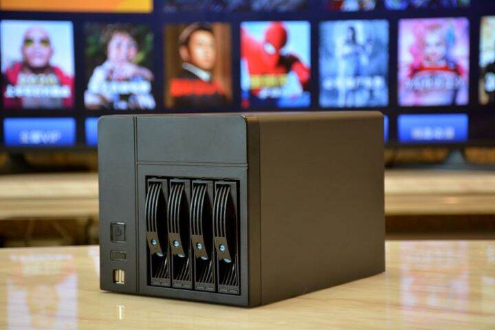 New Four-Disk NAS Chassis Mute Design Supports ITX Motherboard K3 Snail ...