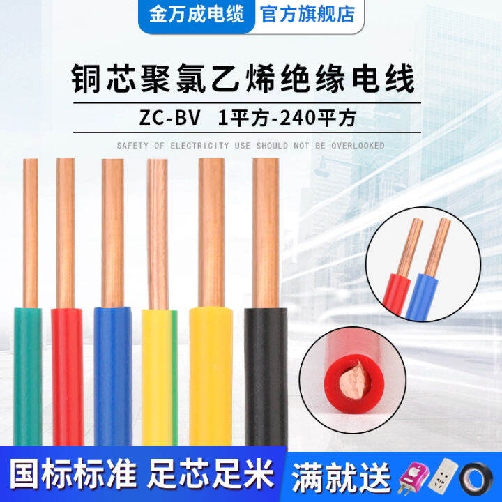 National Standard Wire BV Single Core Hard Wire Cooper Wires 1 1.5 2.5 ...