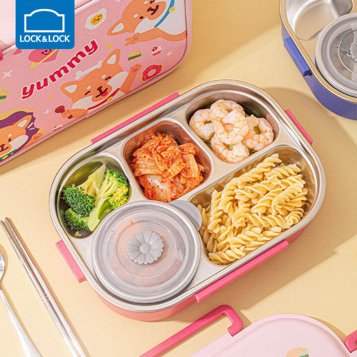 Lock Lock 316 Stainless Steel Food Grade Lunch Box Insulation Children ...