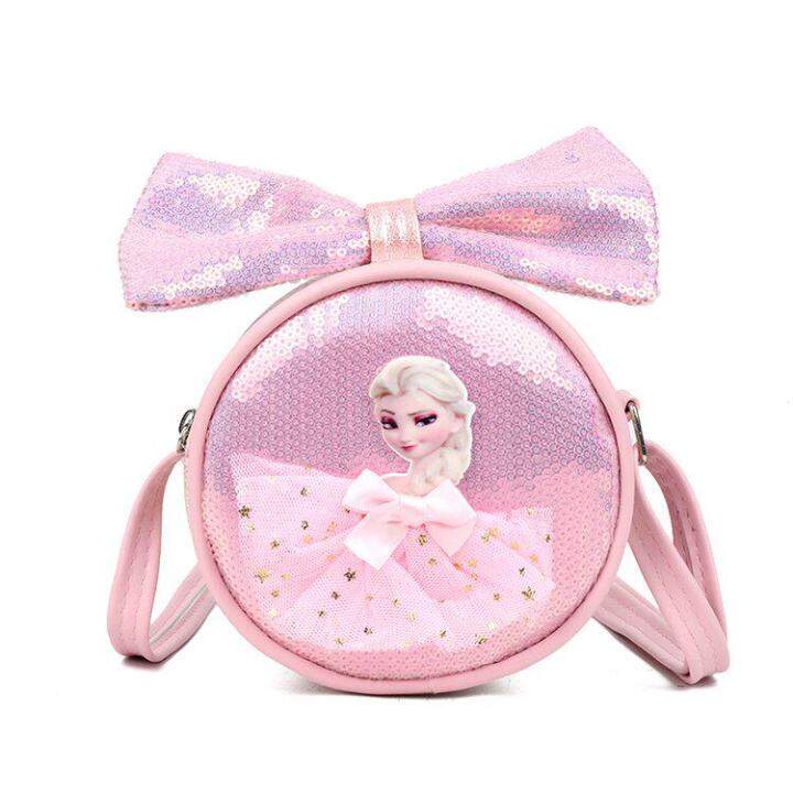 Children's Bag Female Princess Elsa Girl's Crossbody Bag Frozen Elsa ...