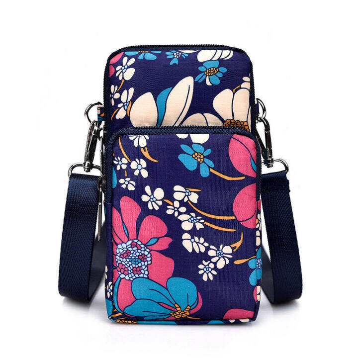 Shoulder Mobile Phone Bag Women Mini Coin Purse Large Screen Running ...