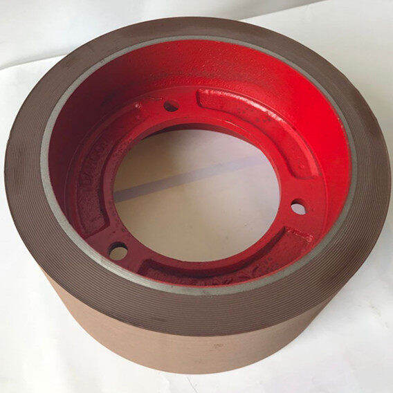 4-Inch Red Flag Bridge Brown Rice Huller Rubber Roller First Generation ...
