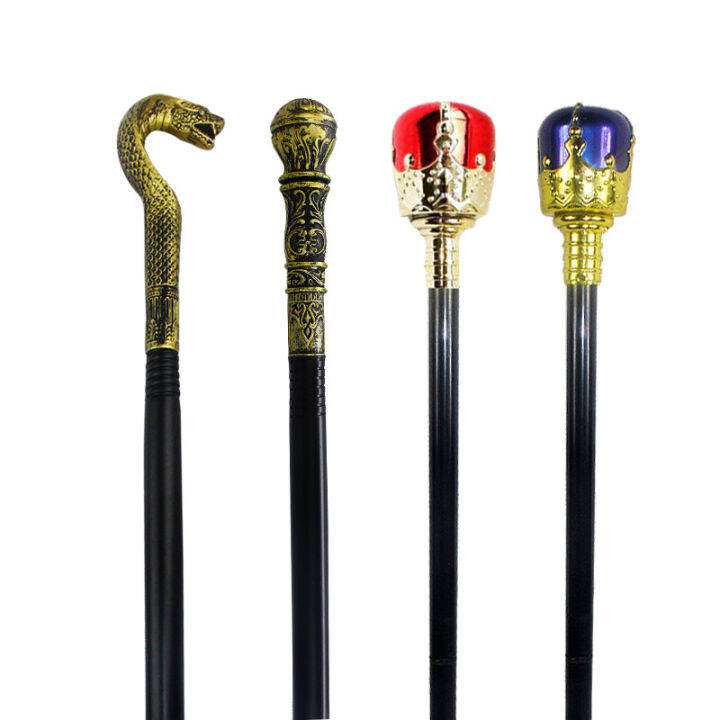 Halloween Cane Props Egyptian Pharaoh Snake Head Cane Wizard Wizard ...