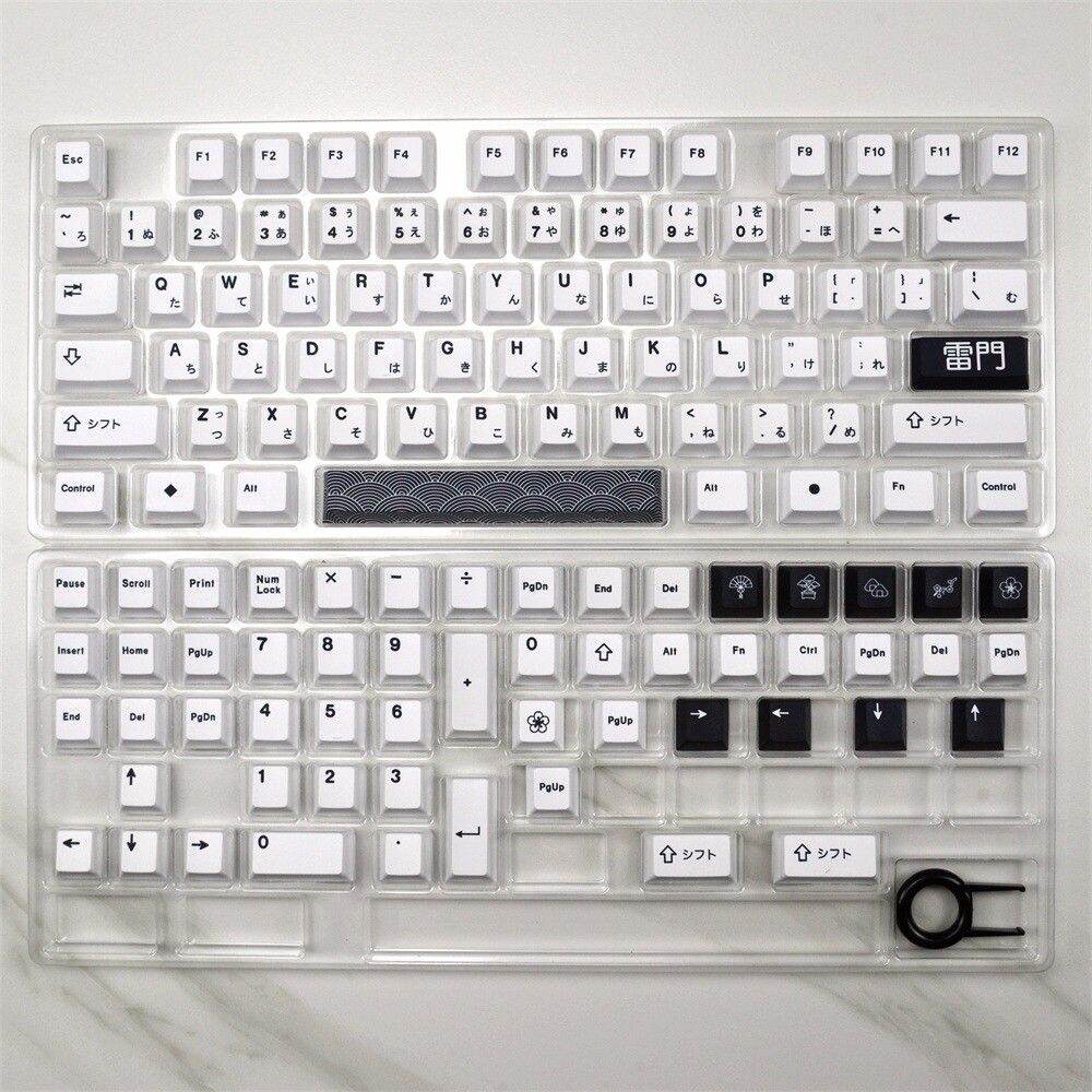 GMK Remen Keycap PBT WOB Le35,แป้นพิมพ์ญี่ปุ่น129ชิ้นรูปเชอร์รี่พอดีกับ ...