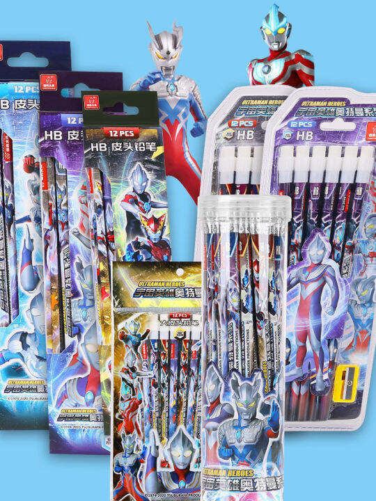 Ultraman Pencil HB Children's Posture Triangle Pole Primary School ...