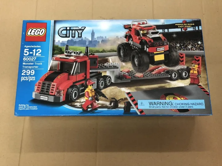 Genuine unopened LEGO LEGOCITY 60027 Big Wheel Truck Transporter City ...