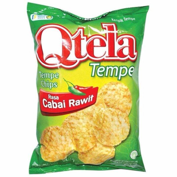 QTELA Tempe Cabai Rawit 60g isi 5 | Lazada Indonesia