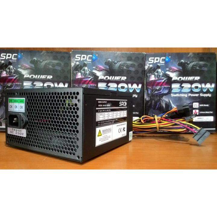 SPC Power Supply 530W Black Series | Lazada Indonesia