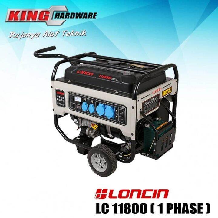 GENERATOR LONCIN LC 11800 1 PHASE | Lazada Indonesia