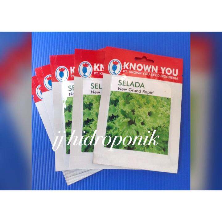 Benih Selada New Grand Rapid Kemasan Asli Known You Seed | Lazada Indonesia