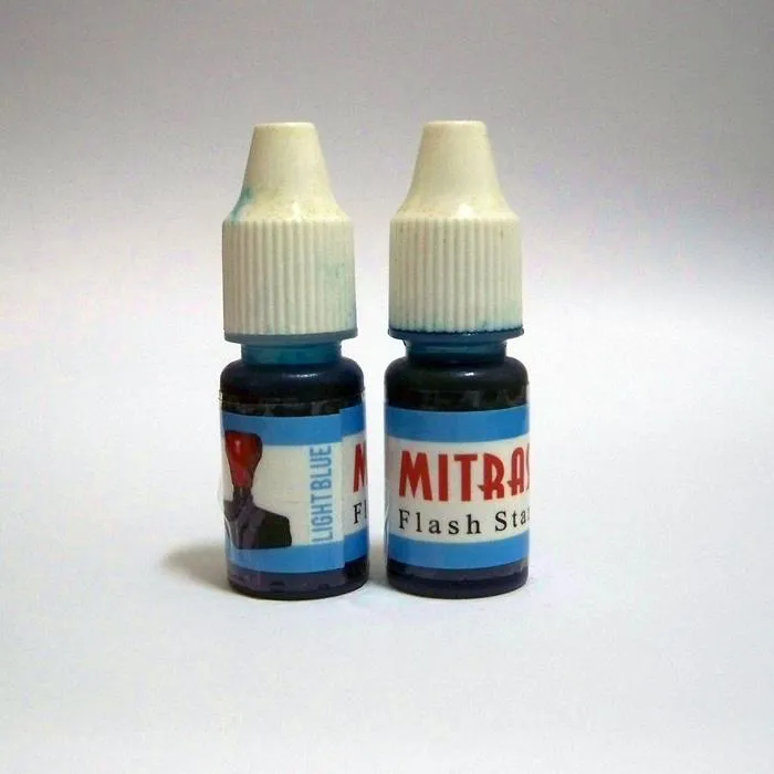 Tinta Stempel Flash Warna Biru Muda | Lazada Indonesia