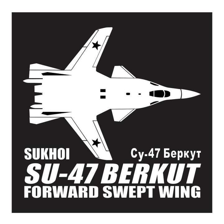 Sukhoi SU-47 Berkut Cutting Sticker | Lazada Indonesia