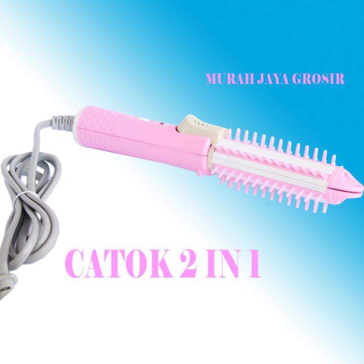 Catok Sonar Blow SN 013 Catok Rambut Portable 2 in 1 / Cepat Panas Pink ...