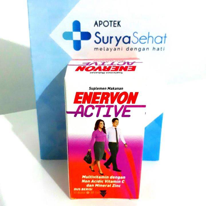 ENERVON ACTIVE 30 tab Stamina Tubuh Dijamin Prima Tidak Perih di ...