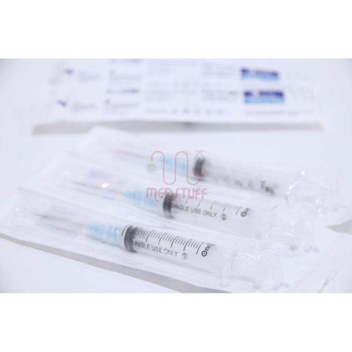 Onemed Syringe With Needle 3cc 1 box 100 unit | Lazada Indonesia